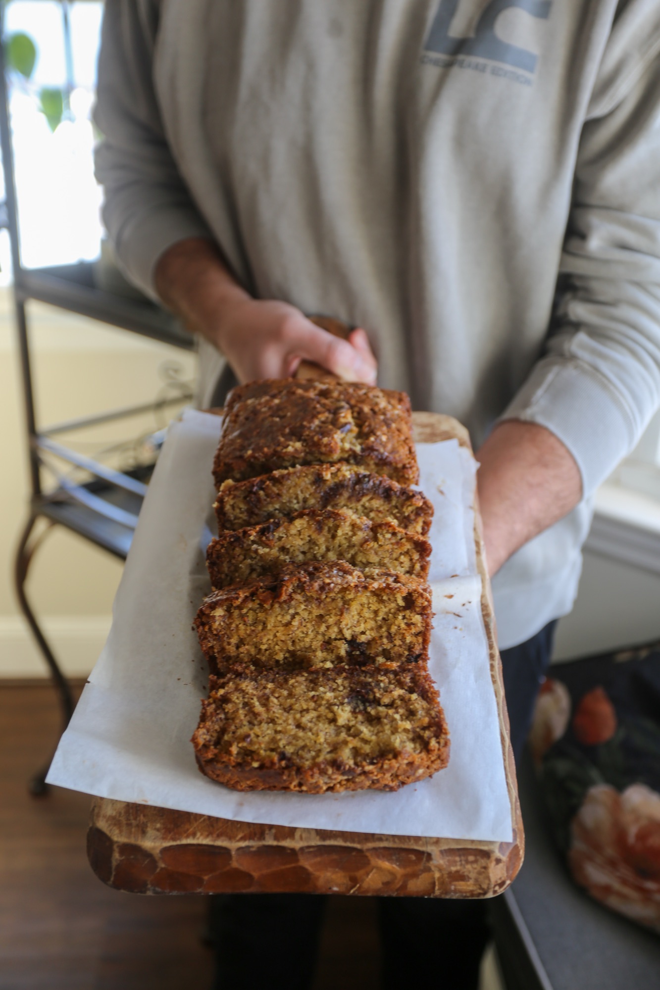 Toffee Crunch Banana Bread